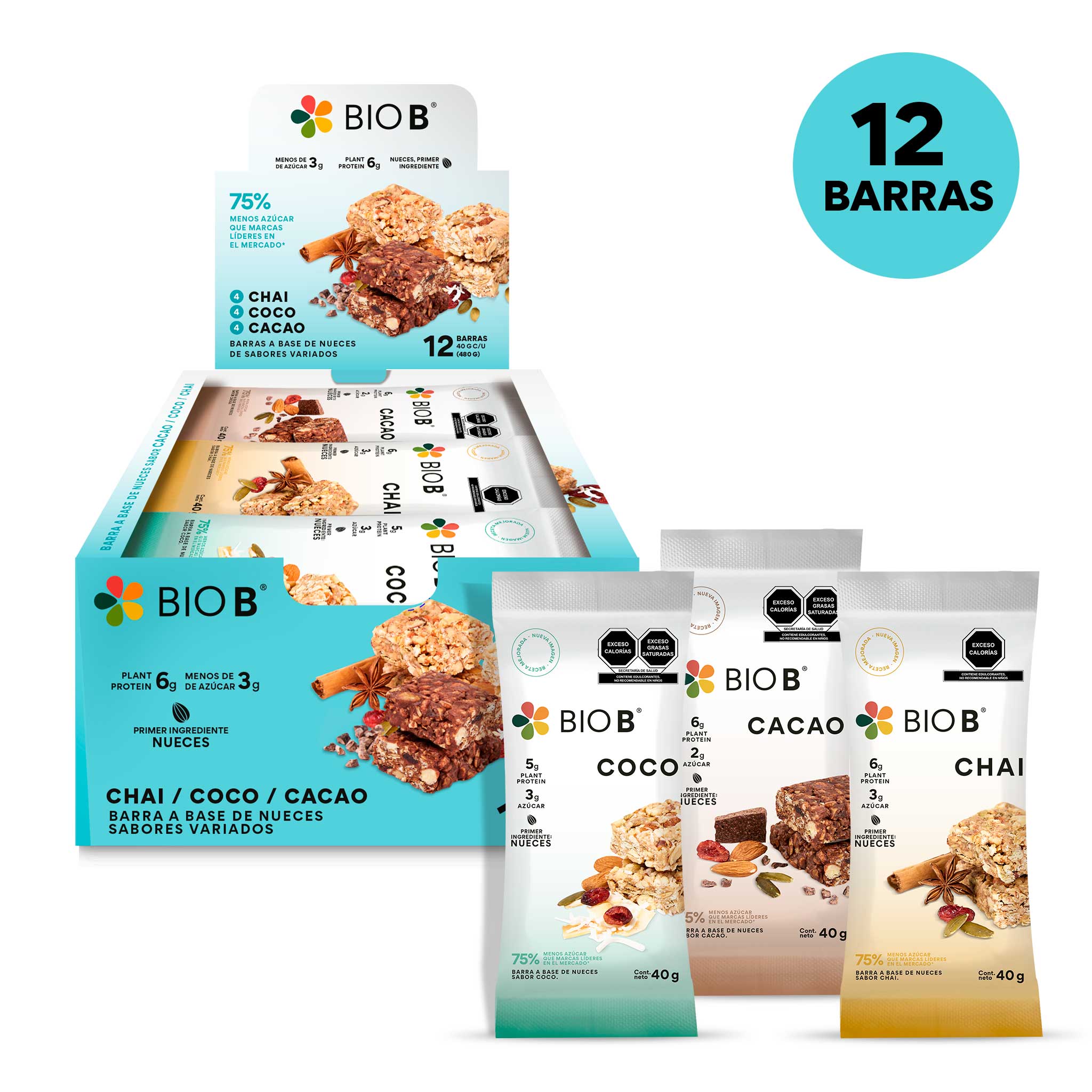 SABORES MIXTOS (CACAO, COCO, CHAI) – Bio B Suplementos