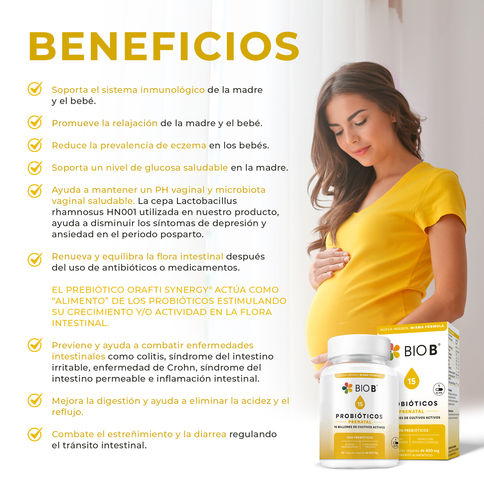 PROBIÓTICOS PRENATAL – Bio B Suplementos